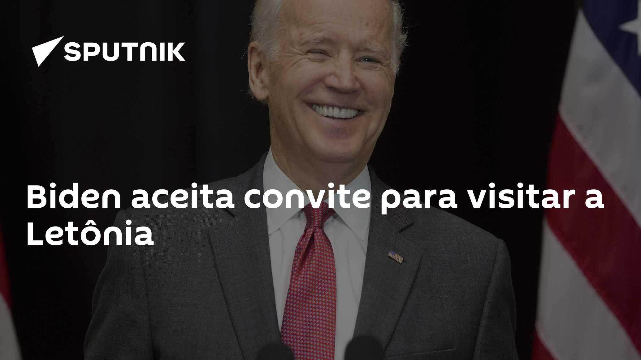 Biden aceita convite para visitar a Letônia - 06.07.2016, Sputnik Brasil